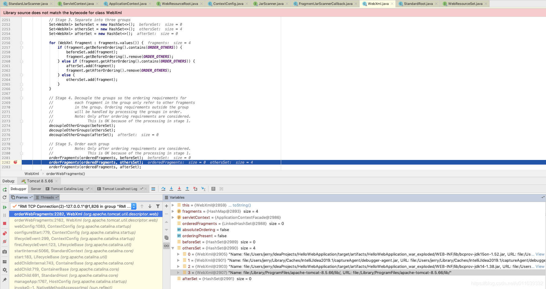 82 关于tomcat启动org.bouncycastle.asn1.ASN1EncodableVector-＞org.bouncycastle.asn1.DEREncodableVector ...
