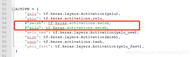 module ‘tensorflow_core.python.keras.api._v2.keras.activations‘ has no ...