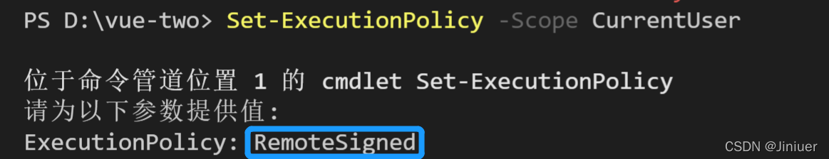 npm : 无法加载文件 E:\nodejs\node_global\npm.ps1，因为在此系统上禁止 运行脚本。_npm运行项目run serve 时报无法加载文件-CSDN博客