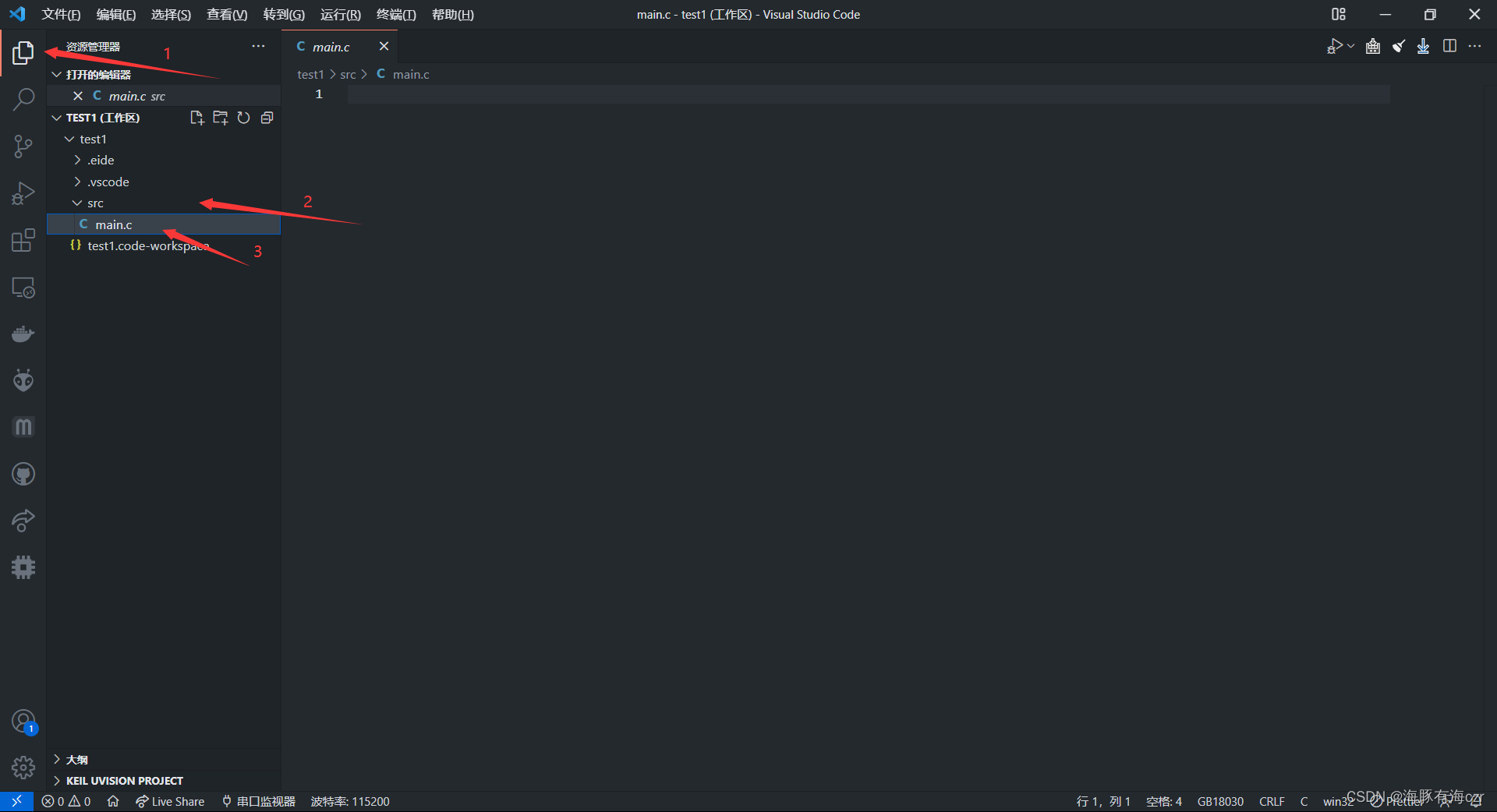 VS Code下搭建开发51单片机的环境（基于Embedded IDE）_visual studio code安装51-CSDN博客