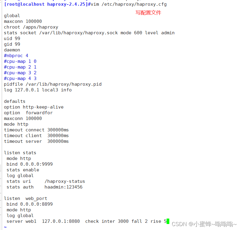Haproxy 负载均衡集群_centos 安装haproxy-CSDN博客