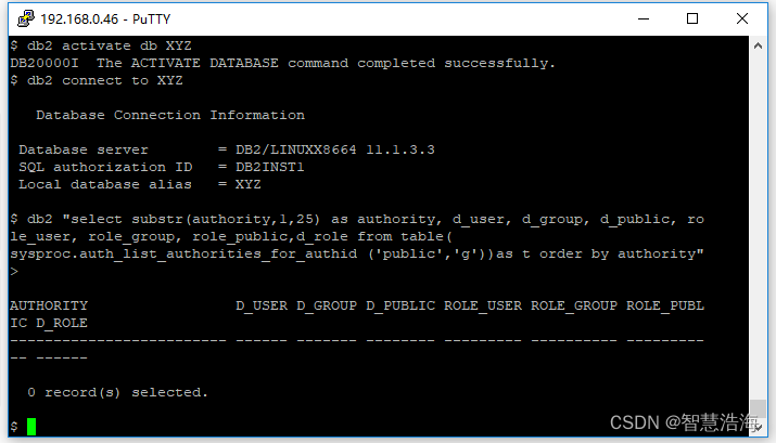 DB2检查数据库权限_db2查看用户权限-CSDN博客