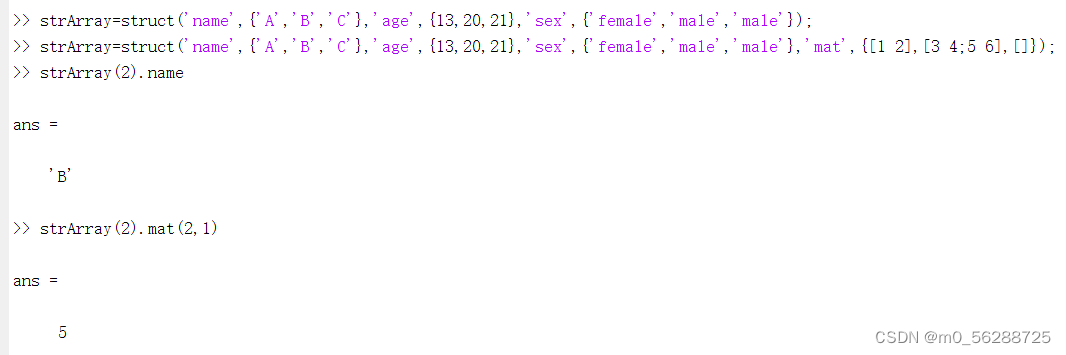 MATLAB学习_matlab元胞数组-CSDN博客