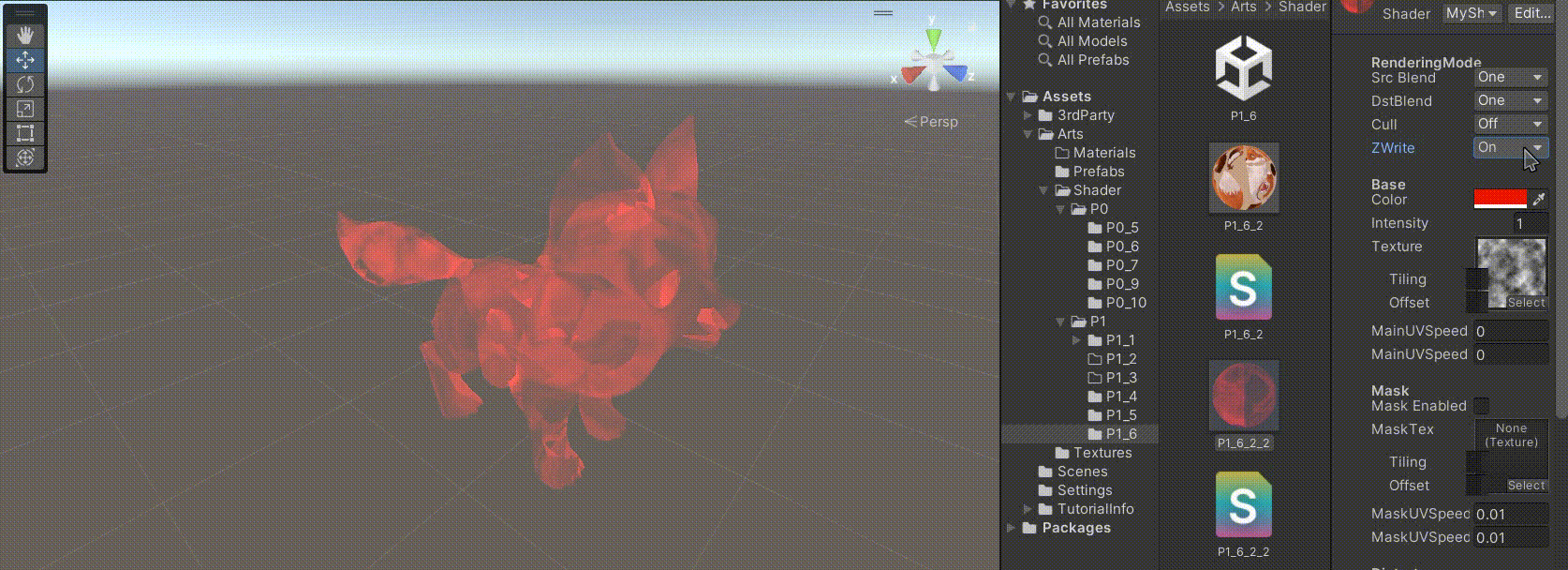 Unity中Shader的深度写入ZWrite_unity shader zwrite-CSDN博客