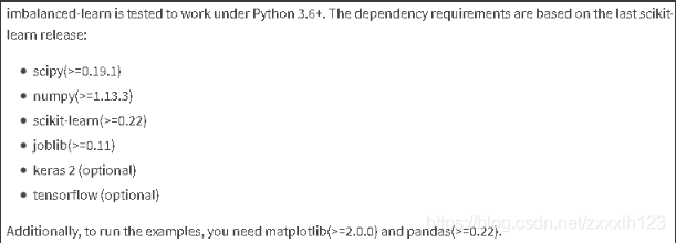 样本不平衡处理包imbalanced-learn调包报错ImportError: cannot import name ‘parse_version‘ from ‘sklearn.utils ...