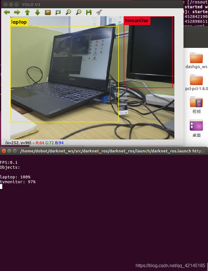 ROS下实现darknet_ros(YOLO V3)检测_darknet ros识别图像帧率很低-CSDN博客