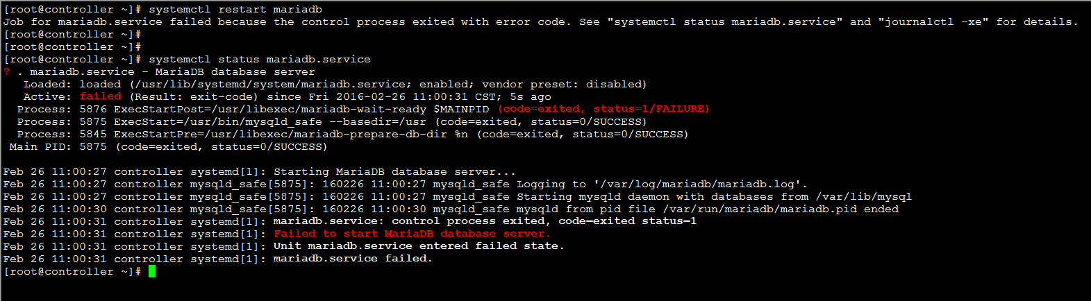mysql(mariadb)启动报错数据恢复过程_it is also possible that your operating system has-CSDN博客