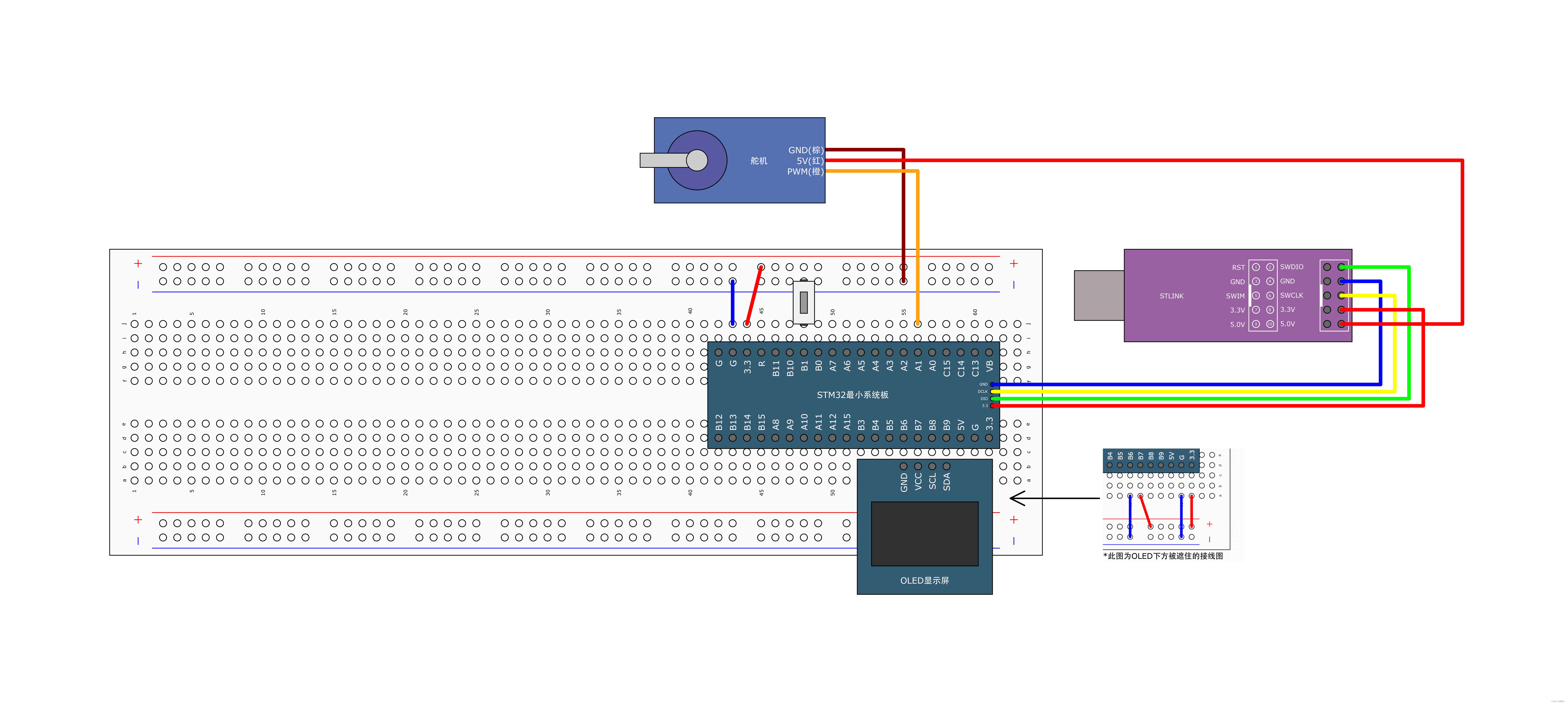 STM32单片机（六）TIM定时器 -＞ 第四节：TIM输出比较练习2（PWM驱动舵机）_stm32 定时器 舵机-CSDN博客