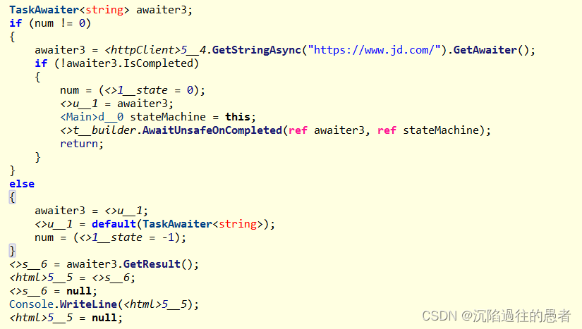 [.NetCore视频随手码]2.async await原理&反编译工具ILSpy的使用_ilspy 反编译 async-CSDN博客
