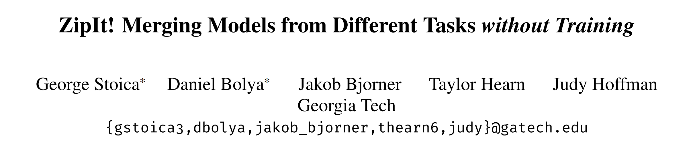 ZipIt! 无需训练合并不同任务的模型_zipit! merging models from different tasks without-CSDN博客