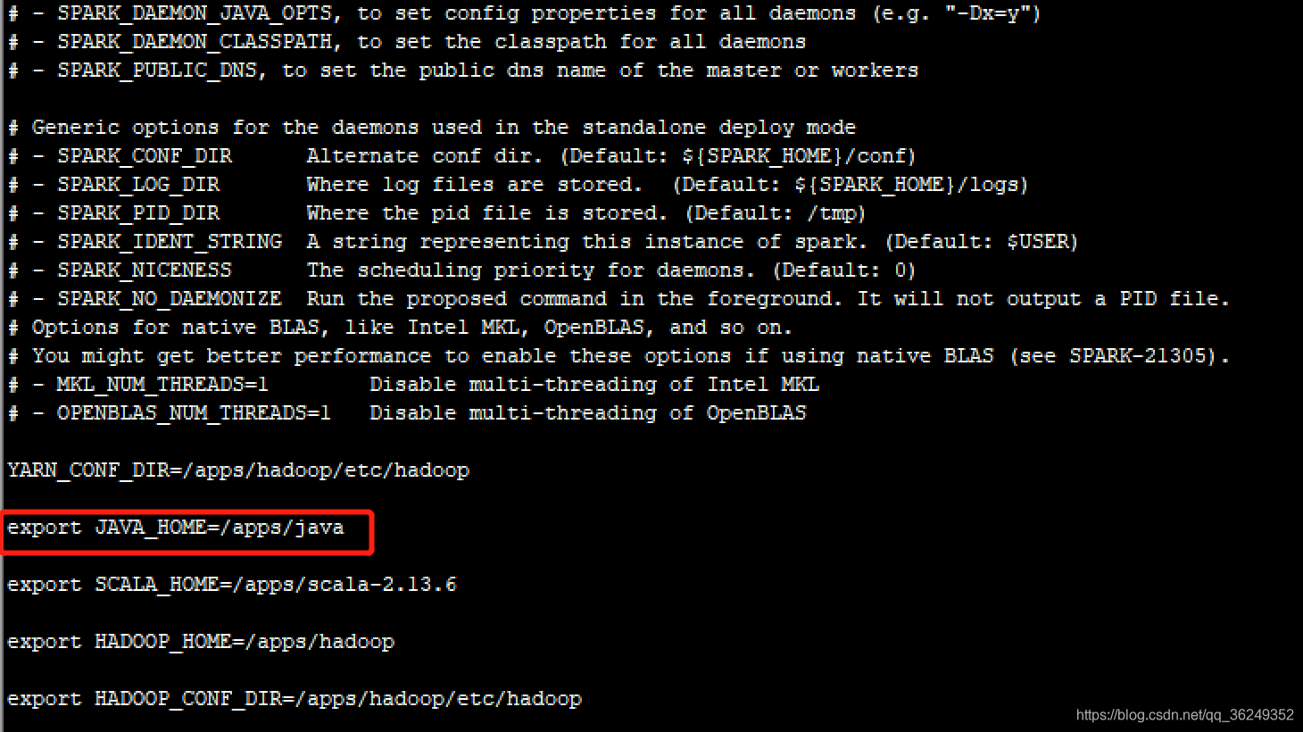 spark启动报错：failed : nice -n 0 /apps/spark-yarn/bin/spark-class org.apache.spark.deploy.worker ...