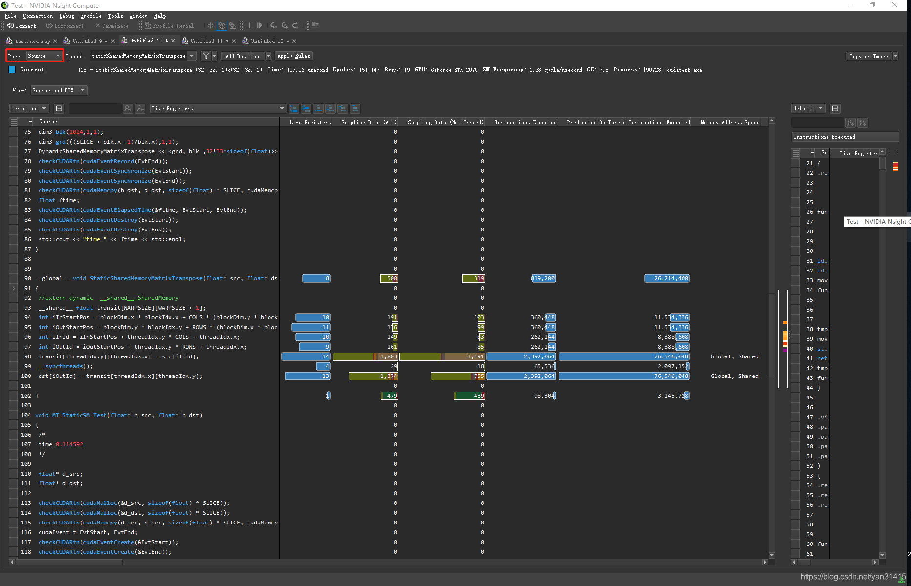 Nsight Compute 使用-CSDN博客