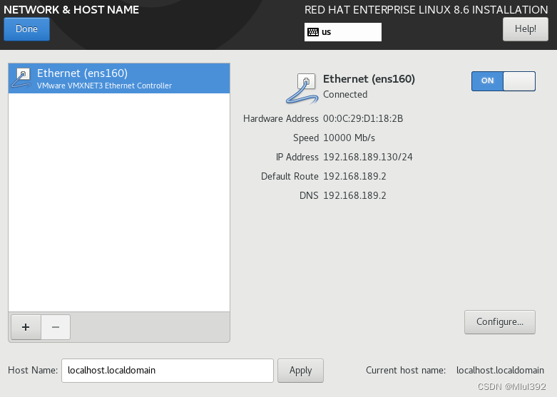 VMware安装及Redhat Linux rhel8虚拟机的创建_red hat linux 8 64-CSDN博客