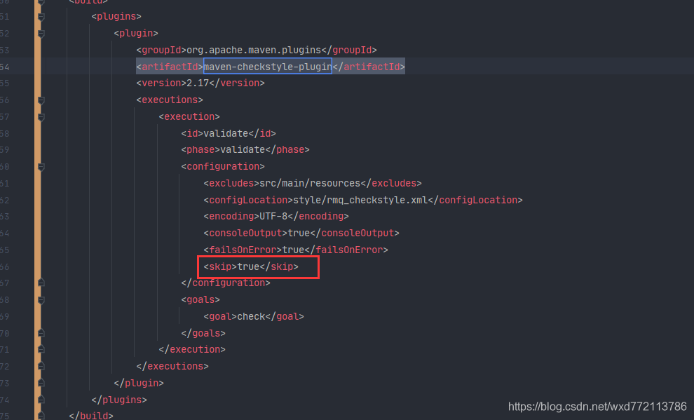 RocketMQ Failed to execute goal org.apache.maven.plugins:maven-checkstyle-plugin:2.17:check ...