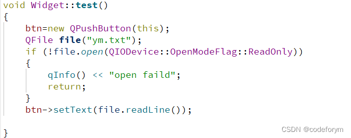 小白Qt学习篇之QFile-Qt的文件操作_qfile 创建文件-CSDN博客