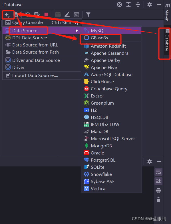 DataGrip连接(GBase 8s)南大通用以及配置驱动_datagrip驱动-CSDN博客