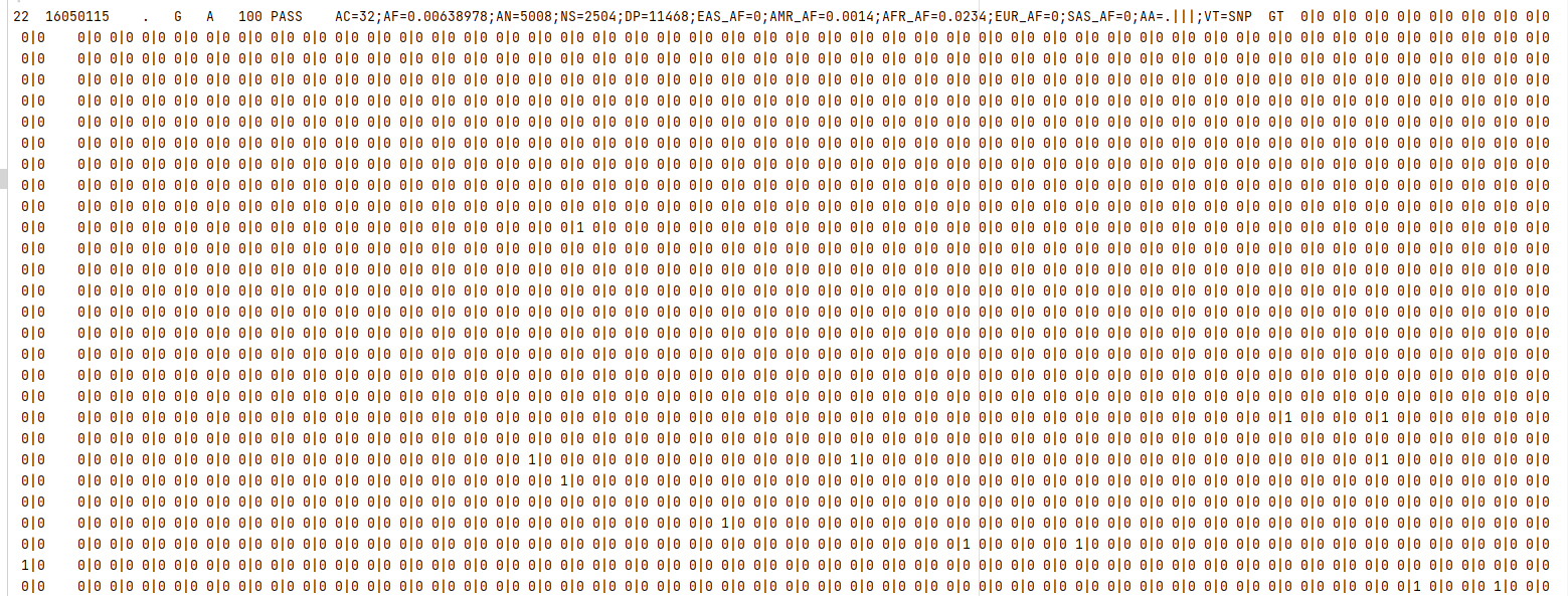vcf样本基因型提取--PyVCF处理_如何得到基因型文件-CSDN博客