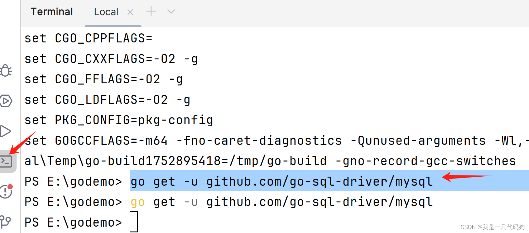 go 安装mysql驱动_go语言下载mysql包-CSDN博客
