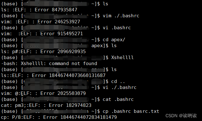 Linux上.bashrc环境变量设置错误_linux bash: bashrcsourced: unbound variable报错原因-CSDN博客