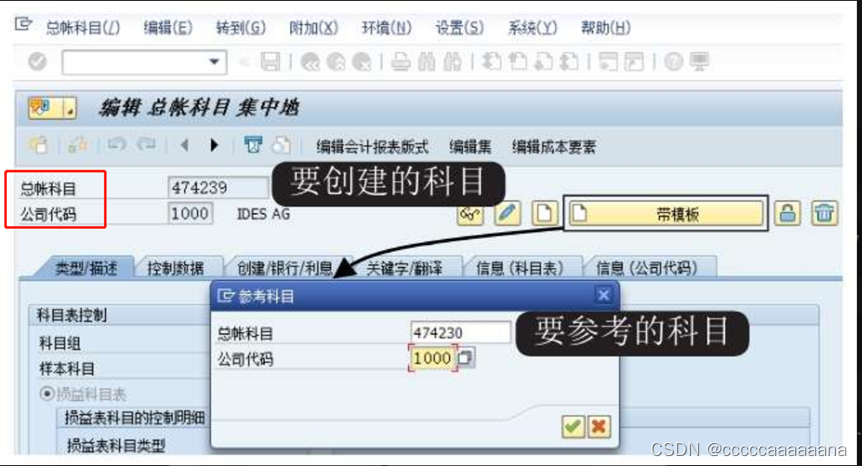 【FI-GL- 维护主数据】创建总账科目（FS00）前台_sap fs00-CSDN博客