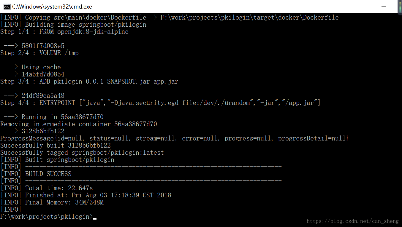 Windows10下--Docker部署SpringBoot项目_docker安装在windows之后能运行springboot项目嘛-CSDN博客