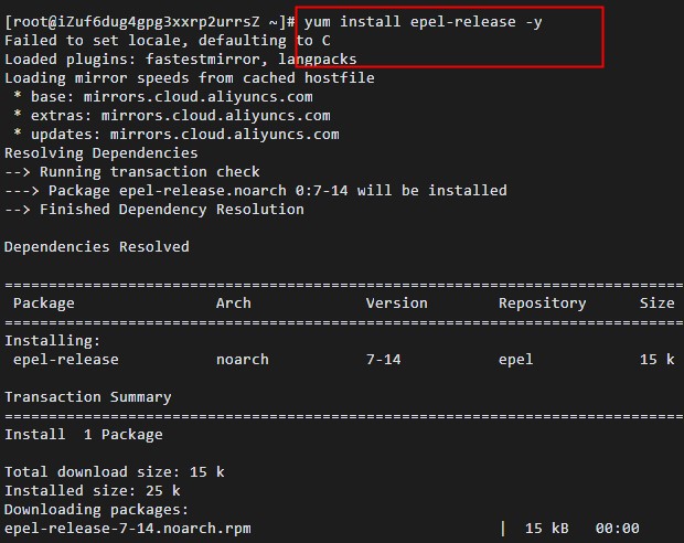 CentOS7配置epel镜像并安装更新_yum install epel-release -y-CSDN博客