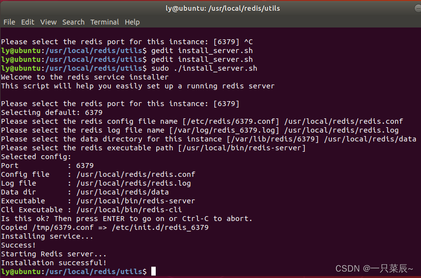 redis运行 ./install_server.sh报错_please take a look at the provided example service-CSDN博客