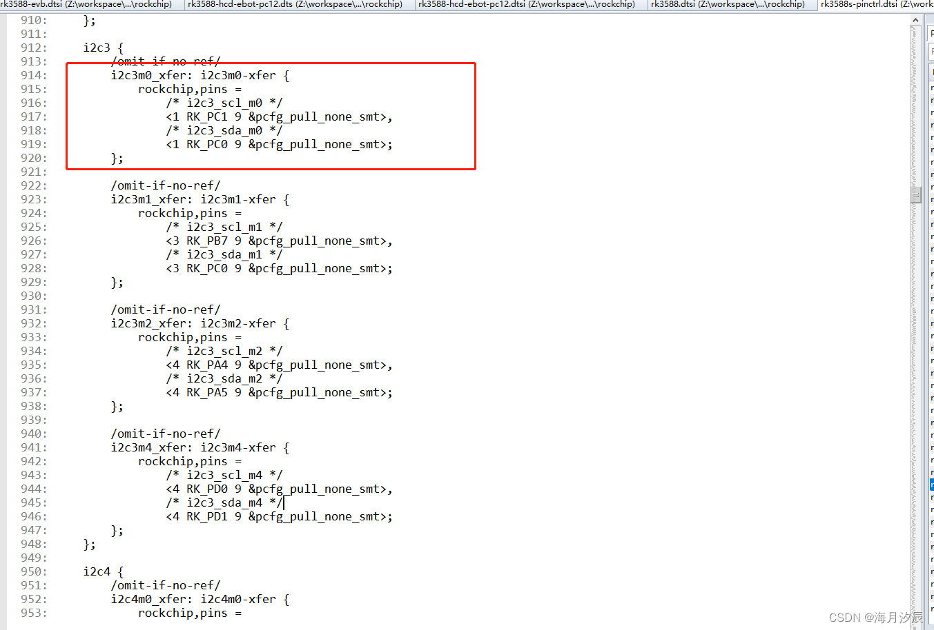 2022-11-23 Rockchip i2c切换到另外一个控制口i2c3m2_xfer /I2C3_SCL_M4 方法_rk3x-i2c fead0000.i2c: timeout, ipd ...