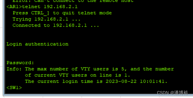 远程登录telnet和console登录_service-type telnet terminal-CSDN博客
