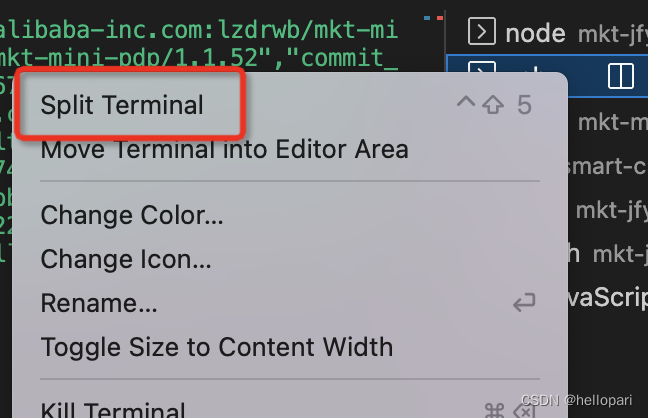 Vscode终端切换或者并列显示设置vscode文件夹并列显示 Csdn博客 1853