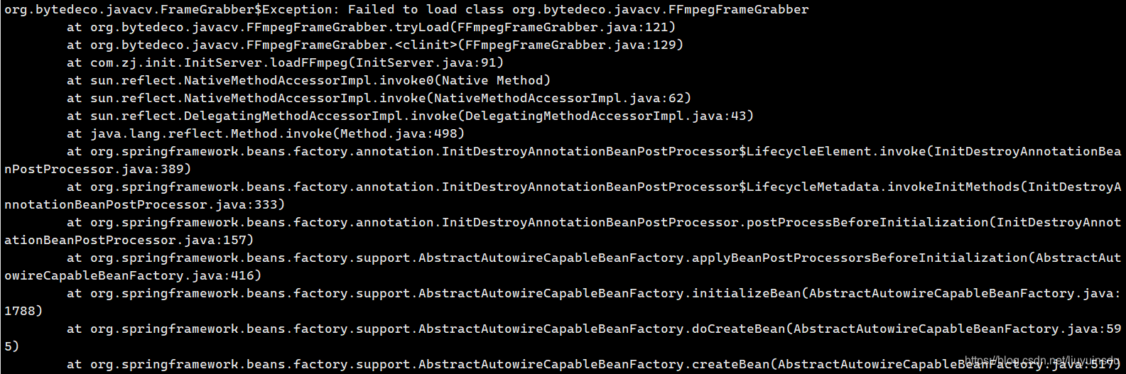 JavaCV项目部署在Linux环境时Load库路径失败的问题_failed to load class org.bytedeco.javacv.ffmpegfra-CSDN博客