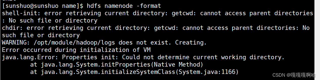 关于hadoop的Cannot set priority of datanode process-CSDN博客
