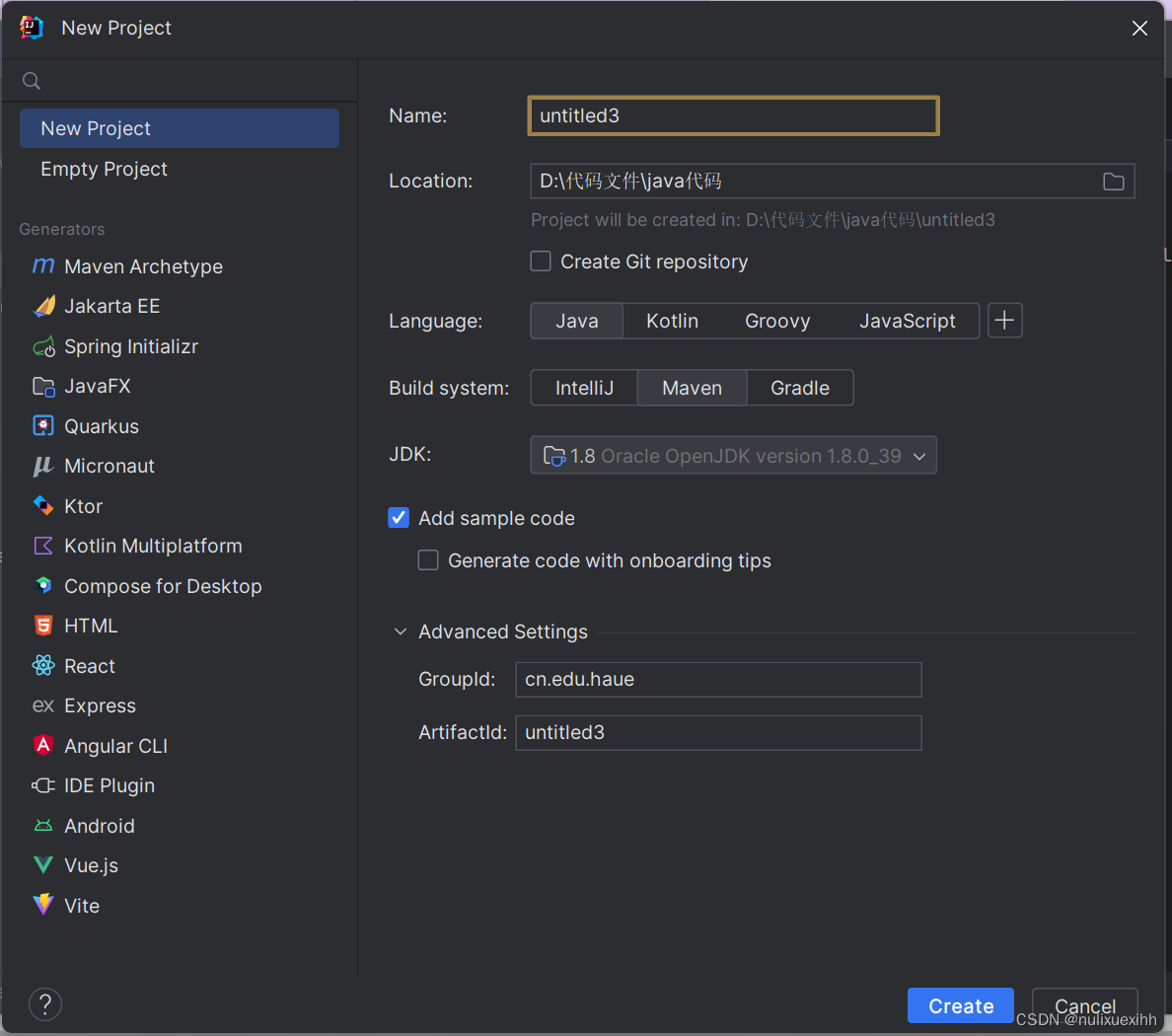 idea2023.2.4创建普通maven项目_idea2023.3创建maven项目没有src-CSDN博客