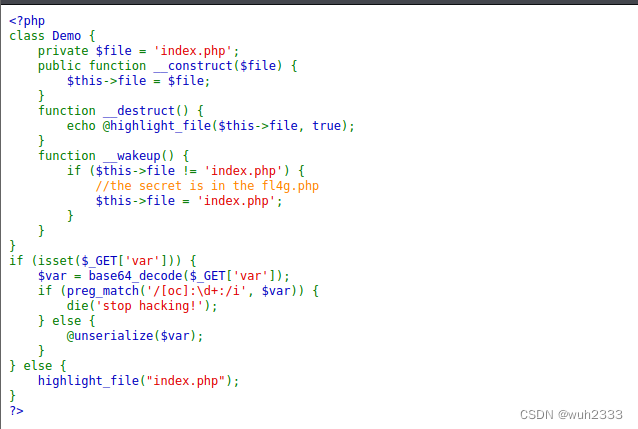 攻防世界-web-Web_php_unserialize_unserialize获取flag值-CSDN博客
