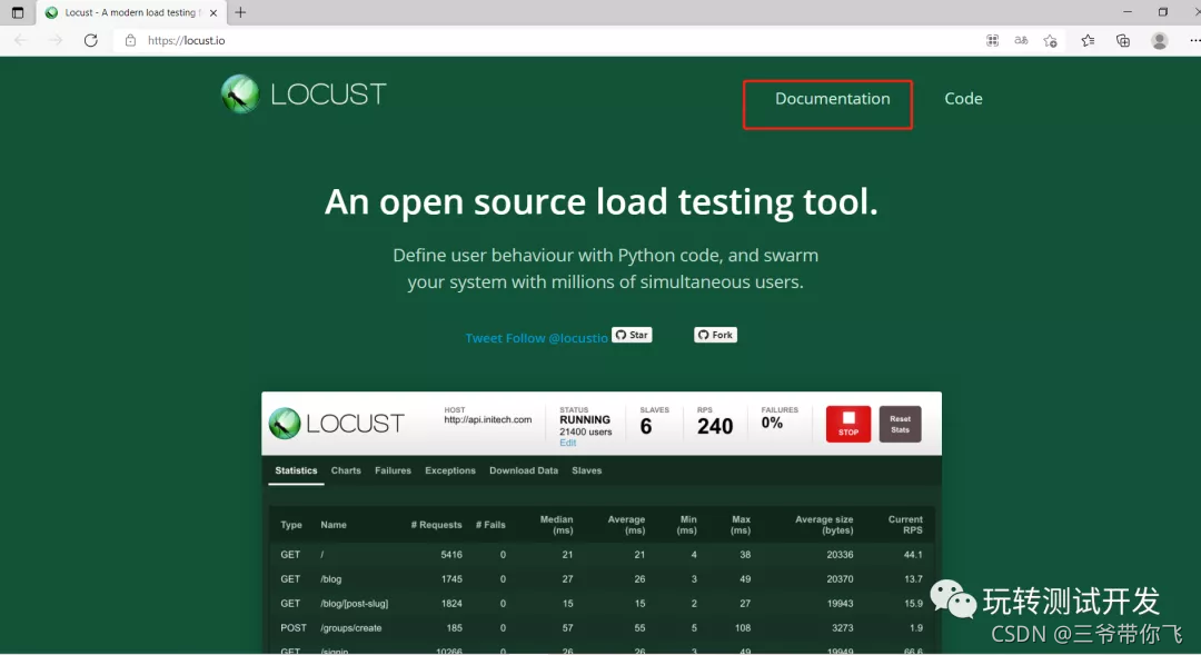 locust2.0+教程：002 - 快速使用-CSDN博客