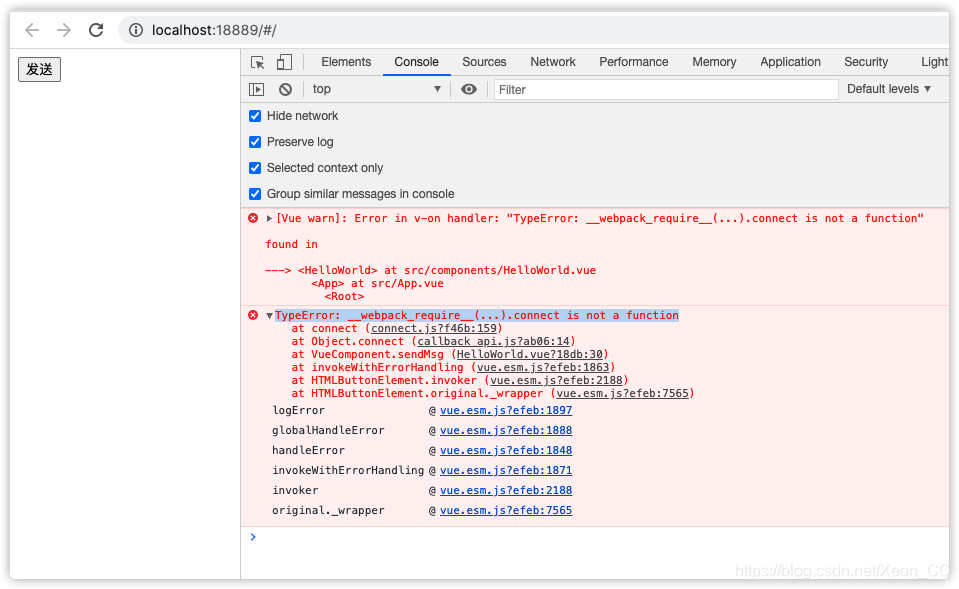 vue使用AMQP协议的Rabbit发送消息直接报错 TypeError: __webpack_require__(...).connect is not a function_vue ...