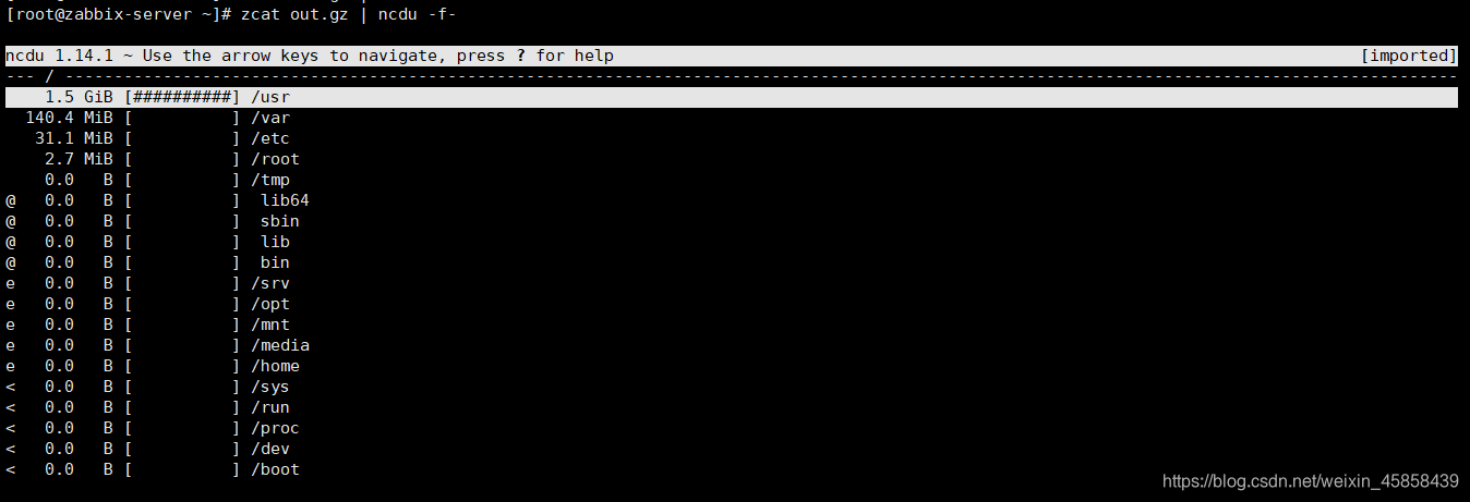 18.磁盘空间分析神器 - ncdu_ncdu下载-CSDN博客