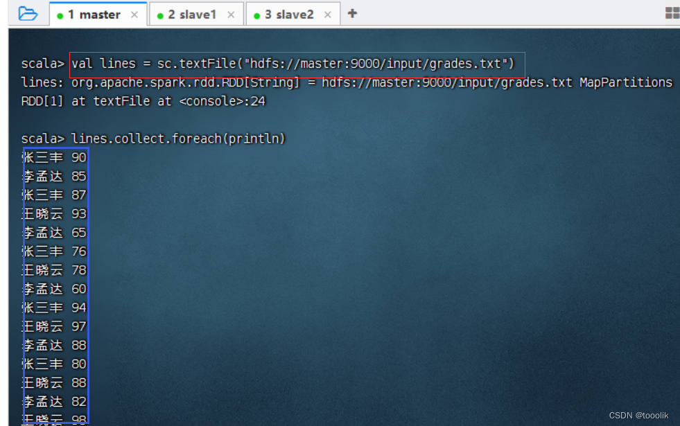 Spark RDD案例：分组排行榜_使用sparkrdd完成学生成绩-CSDN博客