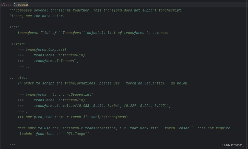 Pytorch中常见的transforms用法_pytorch transforms-CSDN博客