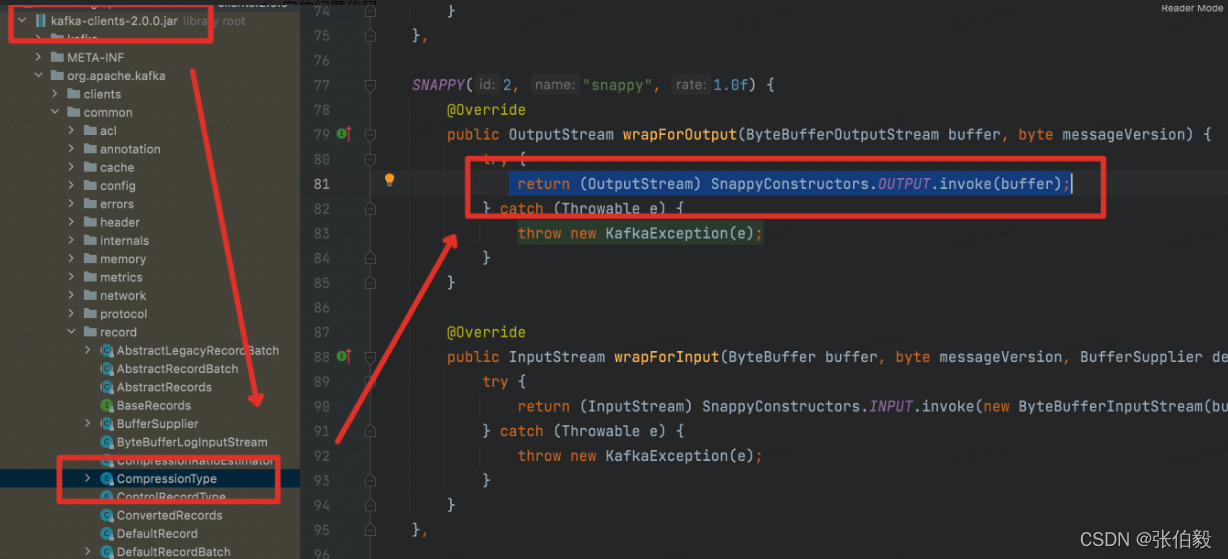NoClassDefFoundError: Could not initialize class org.apache.kafka.common.record.Compressio_could ...