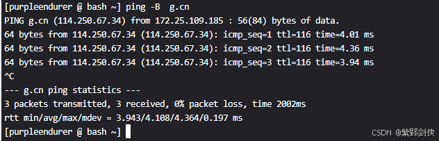 Linux shell编程学习笔记66：ping命令 超详细的选项说明-CSDN博客