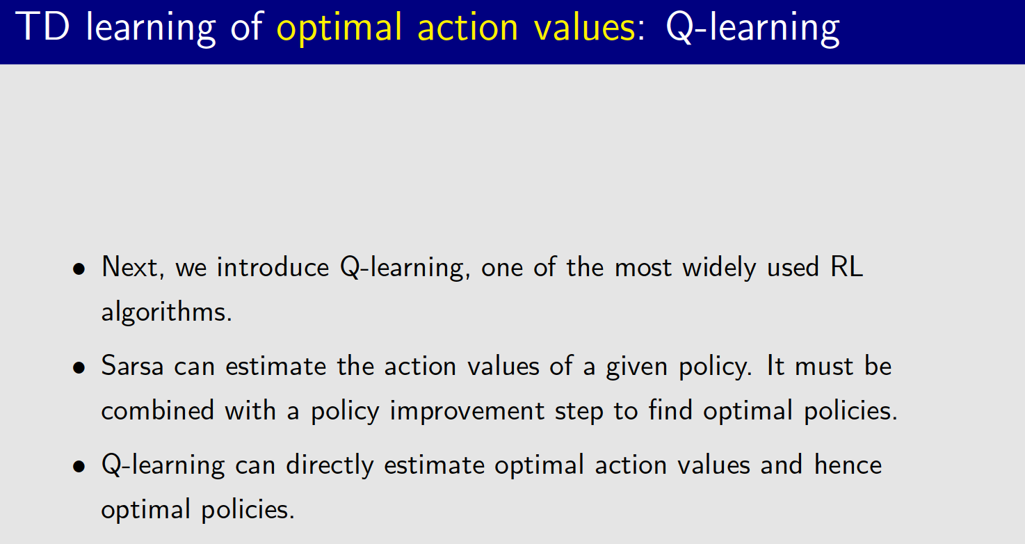 RL-赵-(七)-不基于模型5：Q-Learning【TD算法】【离线】【基于RM算法在无模型条件下求解贝尔曼最优公式-＞直接计算出最优 ...