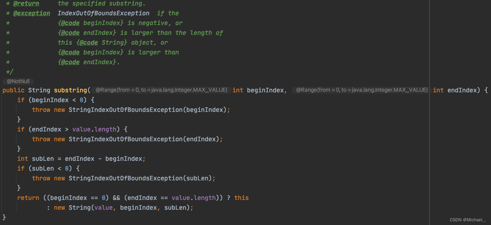 String的trim()和substring()详解_string.trim-CSDN博客