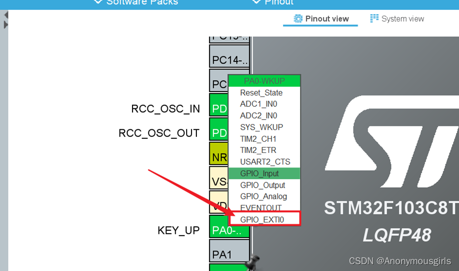 STM32CubeIDE基础学习-EXTI外部中断实验_stm32cubeide 外部中断-CSDN博客