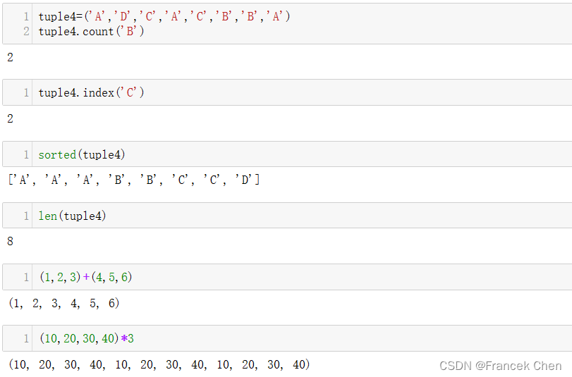 Python数据结构——元组 Csdn博客 