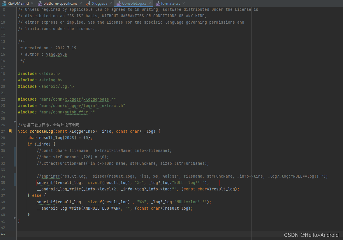 Android Mars XLog 自定义存储格式_android xlog-CSDN博客