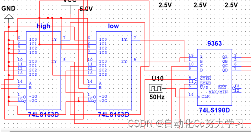 基于MULTISIM的交通灯设计_74ls190可变计数器设计-CSDN博客