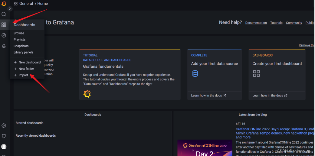 grafana+prometheus+node_exporter服务器性能监控搭建_grafana模板下载-CSDN博客