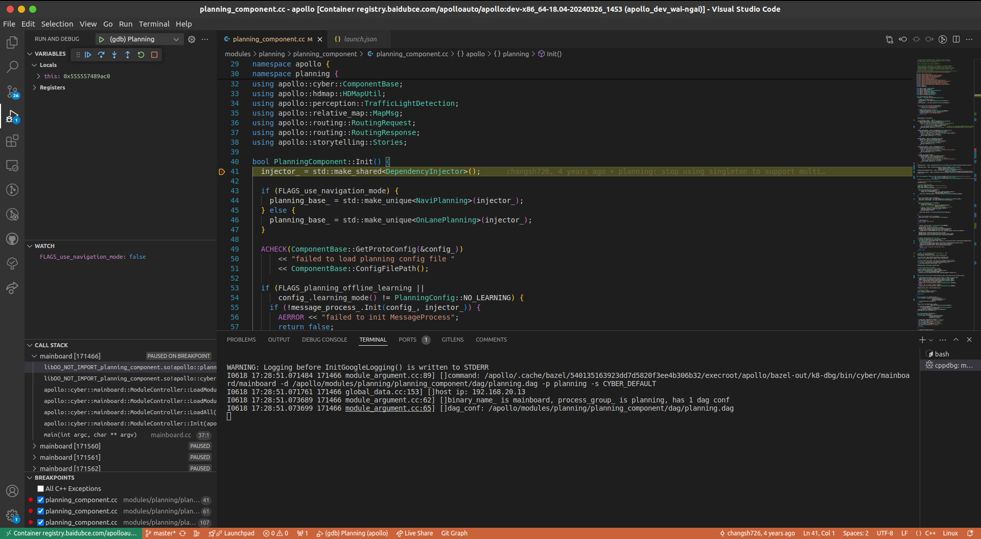 如何用vscode调试Apollo 9.0？-- 以Planning模块为例-CSDN博客