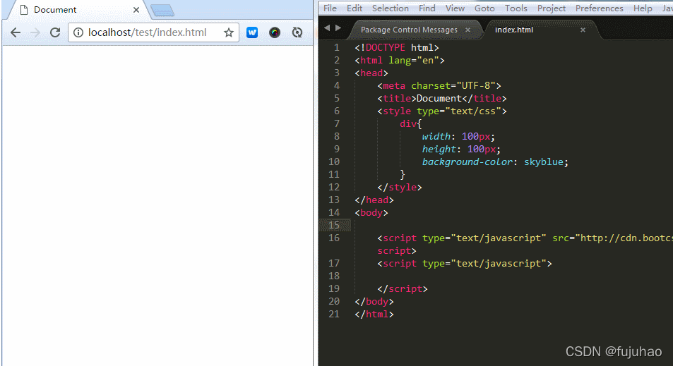 Sublime中使用livereload插件实时预览html文件_sublime预览html-CSDN博客